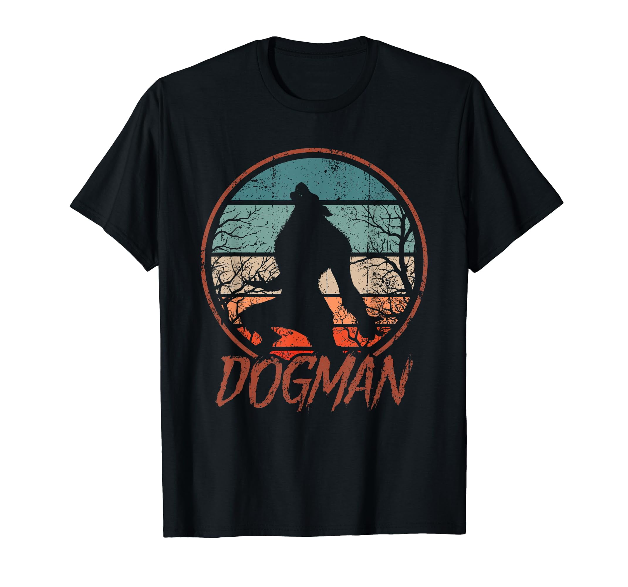 Cryptids Cryptozoology Monsters State of Michigan Dogman Black T-Shirt ...
