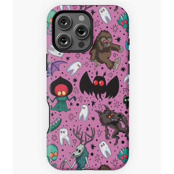Cryptids Night Pink M14505 Phone case for iPhone 11 to 16 Pro Max ...