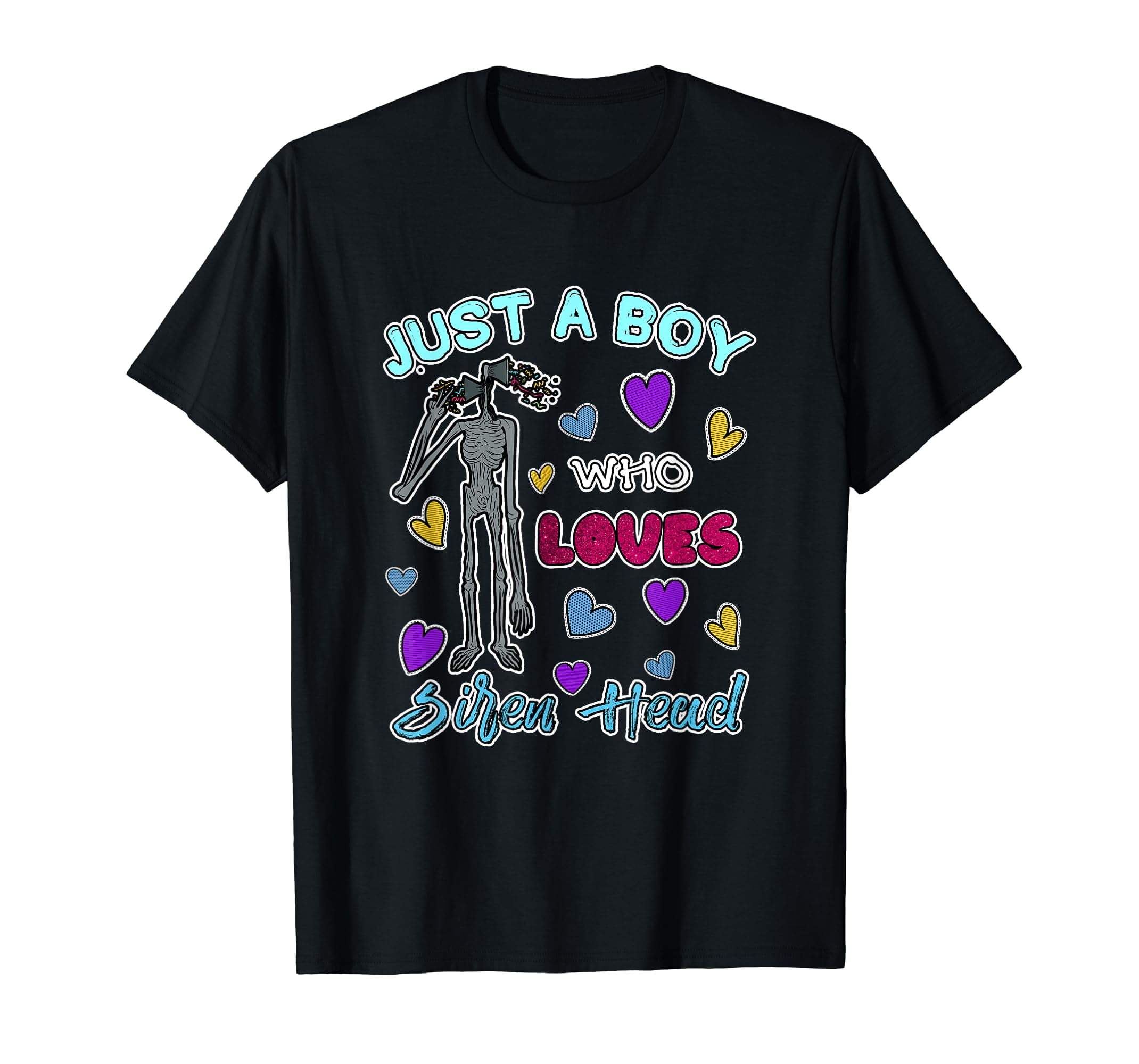 Cryptkins Just a Boy who Loves Siren Head T-Shirt - Walmart.com