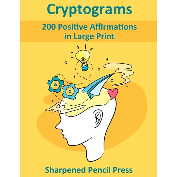 Cryptogram Puzzle Books: Cryptograms: 200 Positive Affirmations in ...