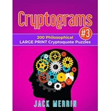 Pre-Owned Cryptograms #3: 200 Philosophical LARGE PRINT Cryptoquote ...