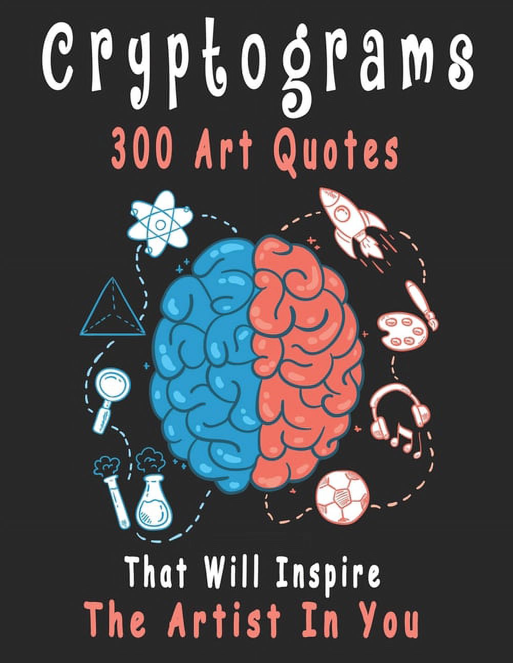 Cryptograms: 300 cryptograms puzzle books for adults large print, Art ...