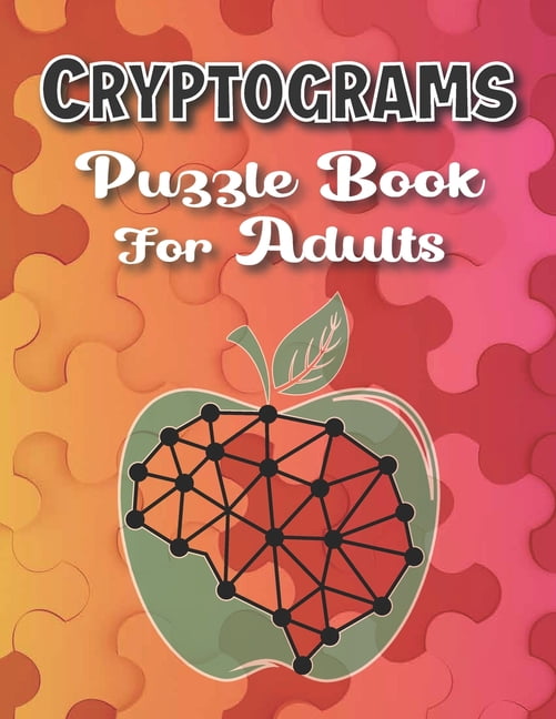 Cryptograms Puzzle Books For Adults Large Print: Puzzle For Brain ...