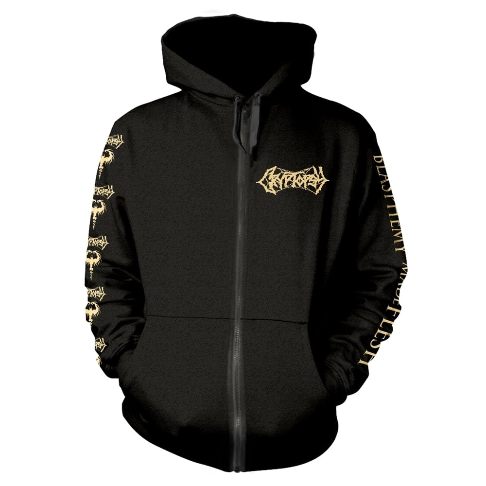 Cryptopsy Blasphemy Made Flesh Zipped Hoodie - Walmart.com