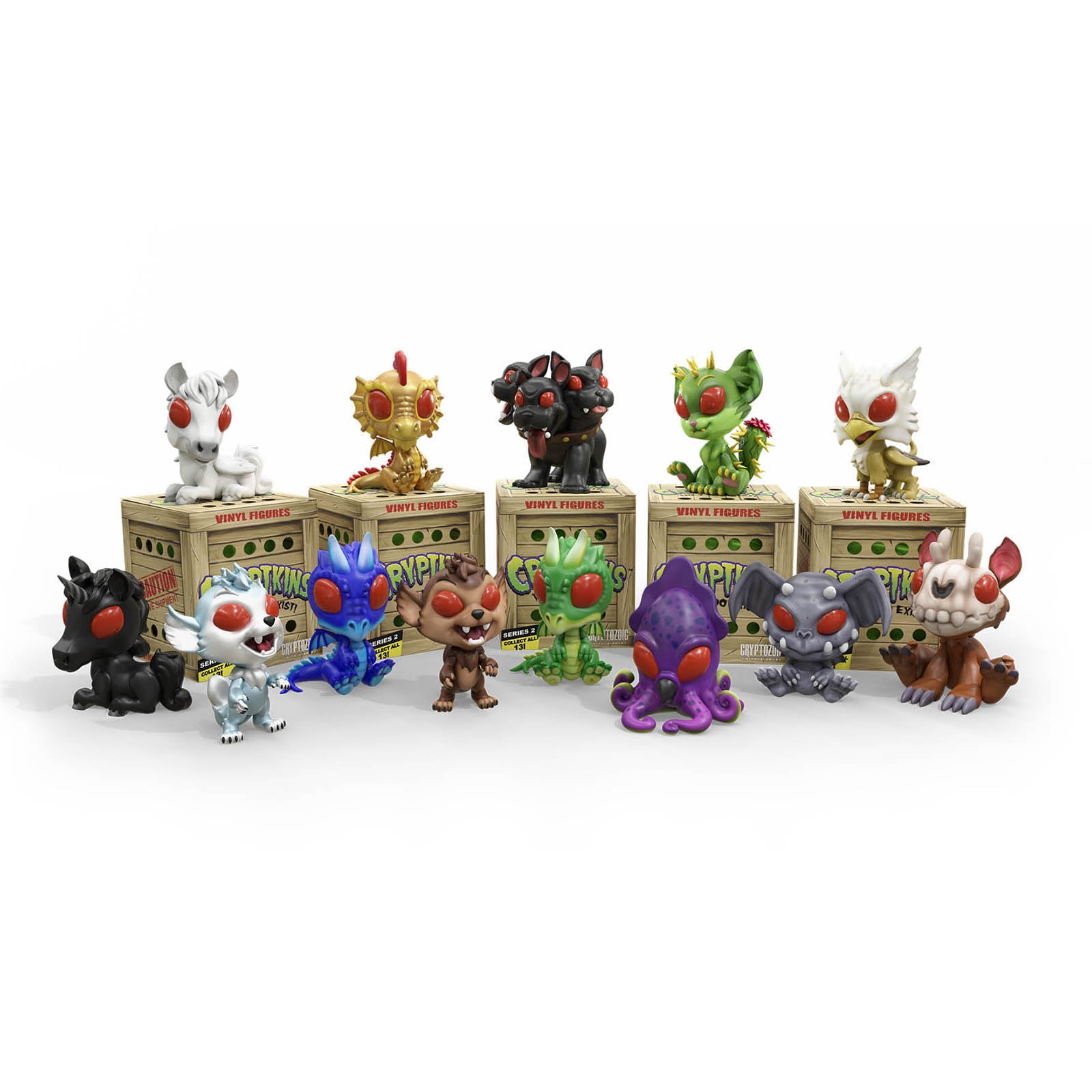 Cryptozoic Cryptkins Series 2 Vinyl Blindbox 2.5" Figure Display Pack ...