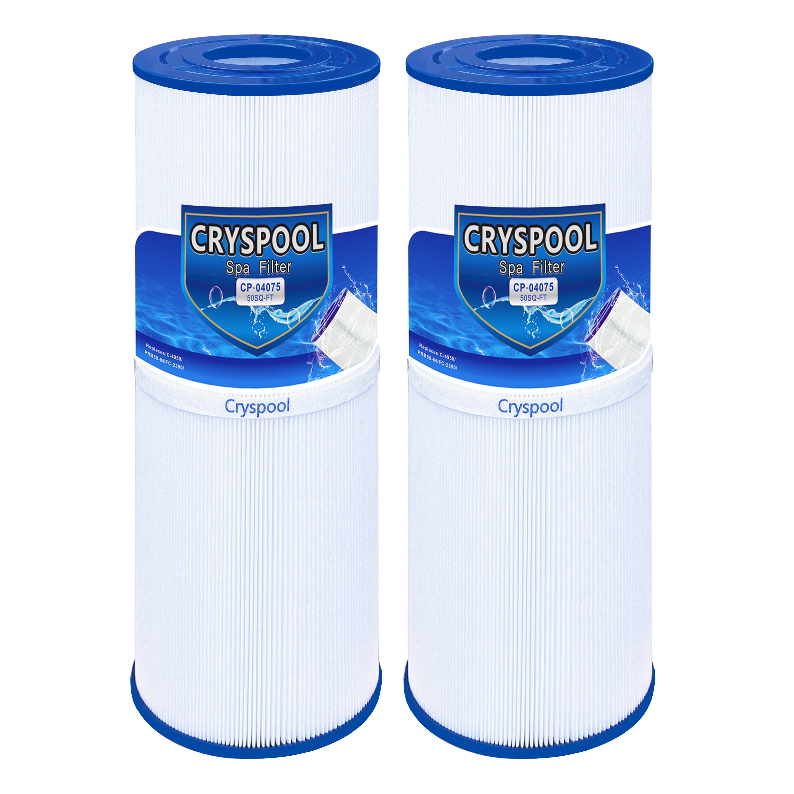 Cryspool 50 sq. ft Spa Filter Replaces Unicel C-4950, PRB50-IN, Filbur ...
