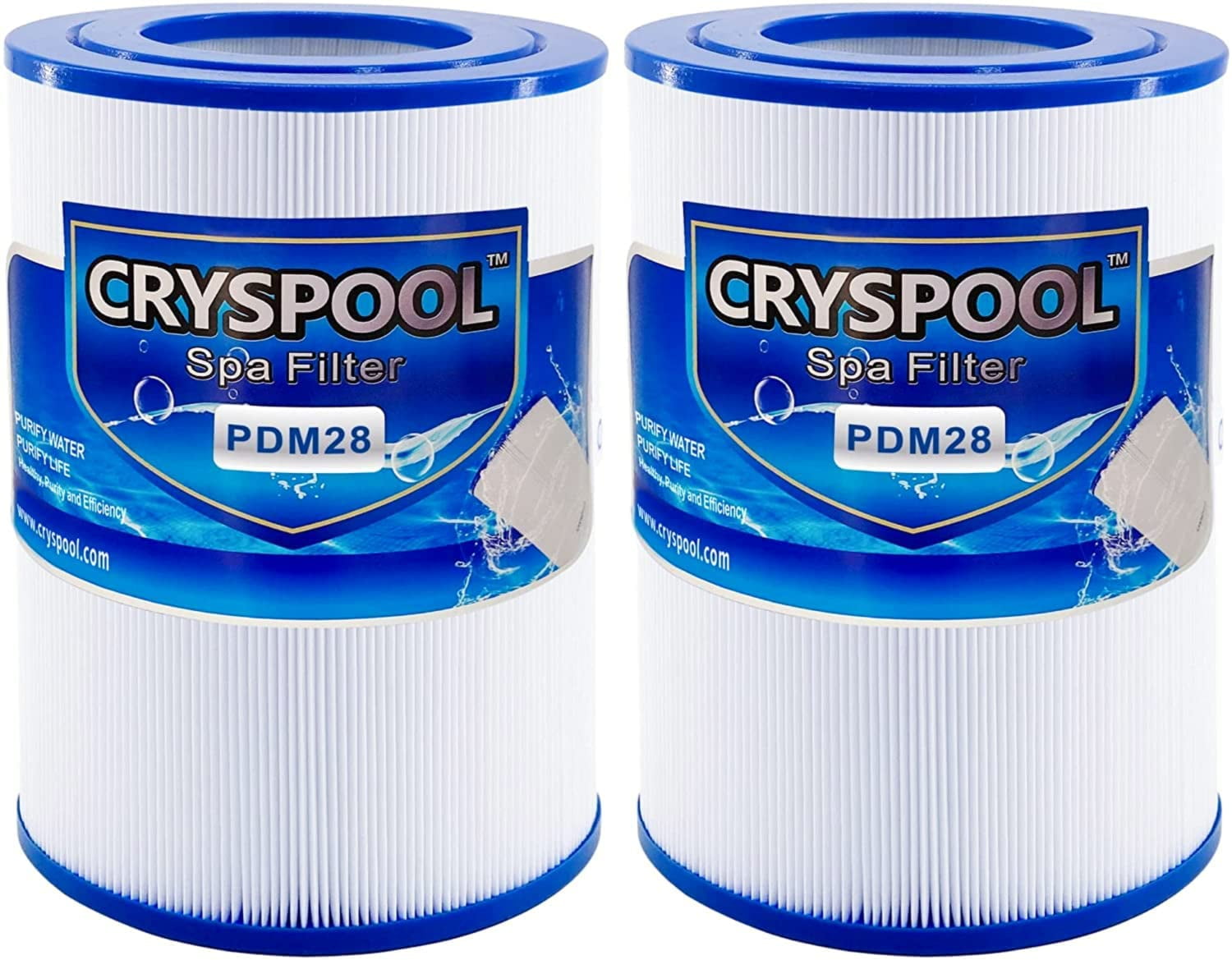 Cryspool Hot Tub Cleaning Kit, Compatible Spa Filter Aqua Crest PDM28 ...