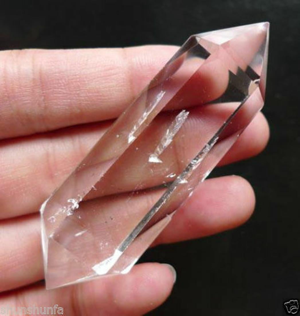 Crysta Natural Rock Clear Quartz Crystal DT Wand Point Healing Random ...