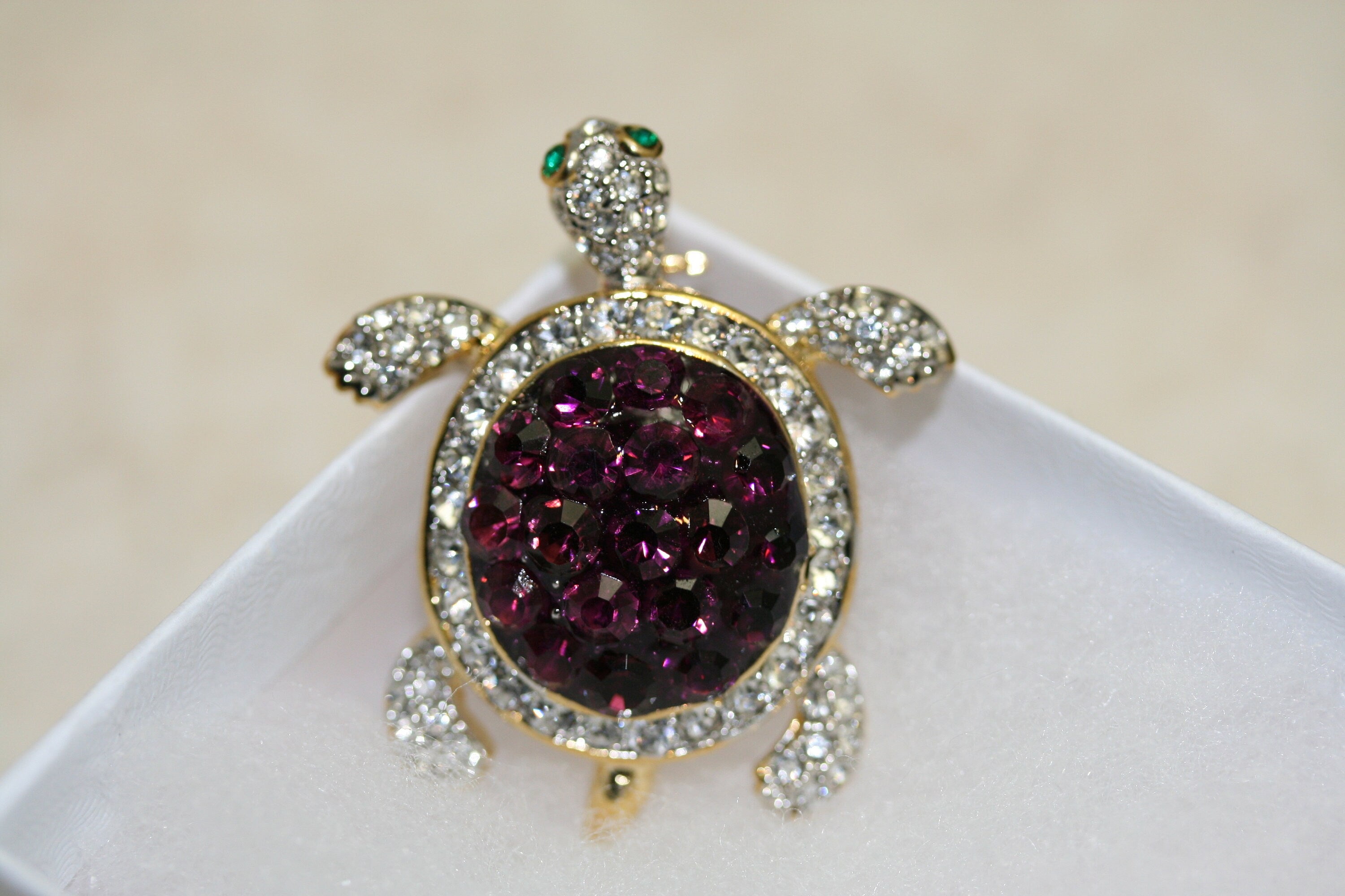 Crystal 3D Sea Turtle Brooch Pin, Rhinestone Sea Turtle Brooch, Sea ...