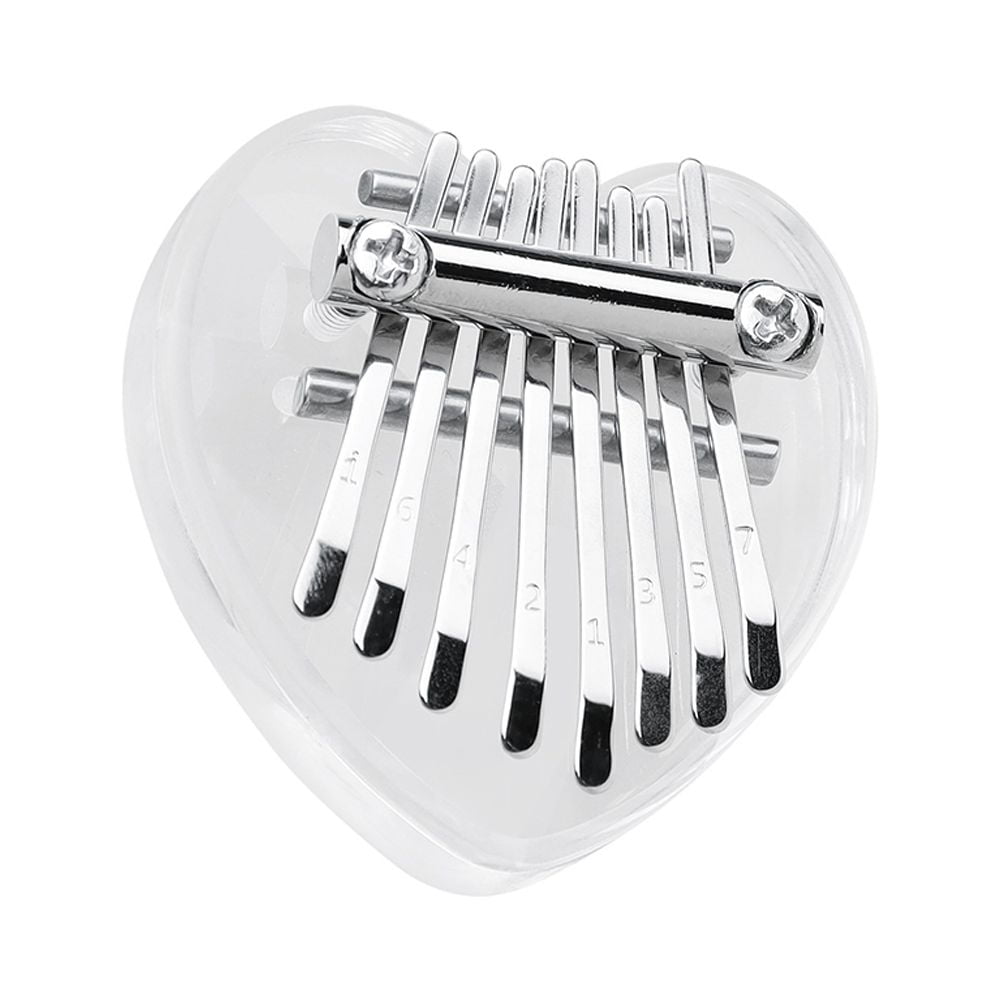 Crystal 8 Keys Kalimba Mini Transparent Kalimba Finger Thumb Piano Toy ...