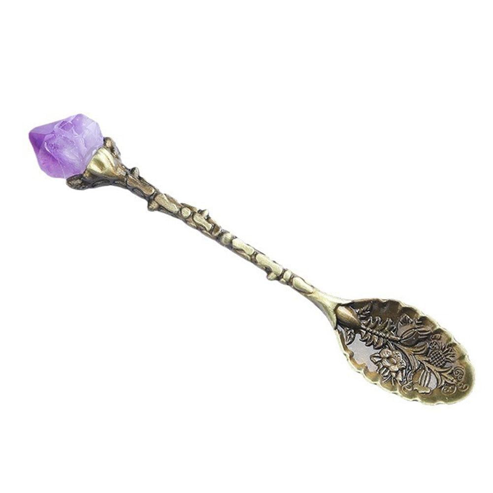 Crystal Alloy Coffee Spoons Decorative Tea Spoons, * Spoons Alloy F8 ...