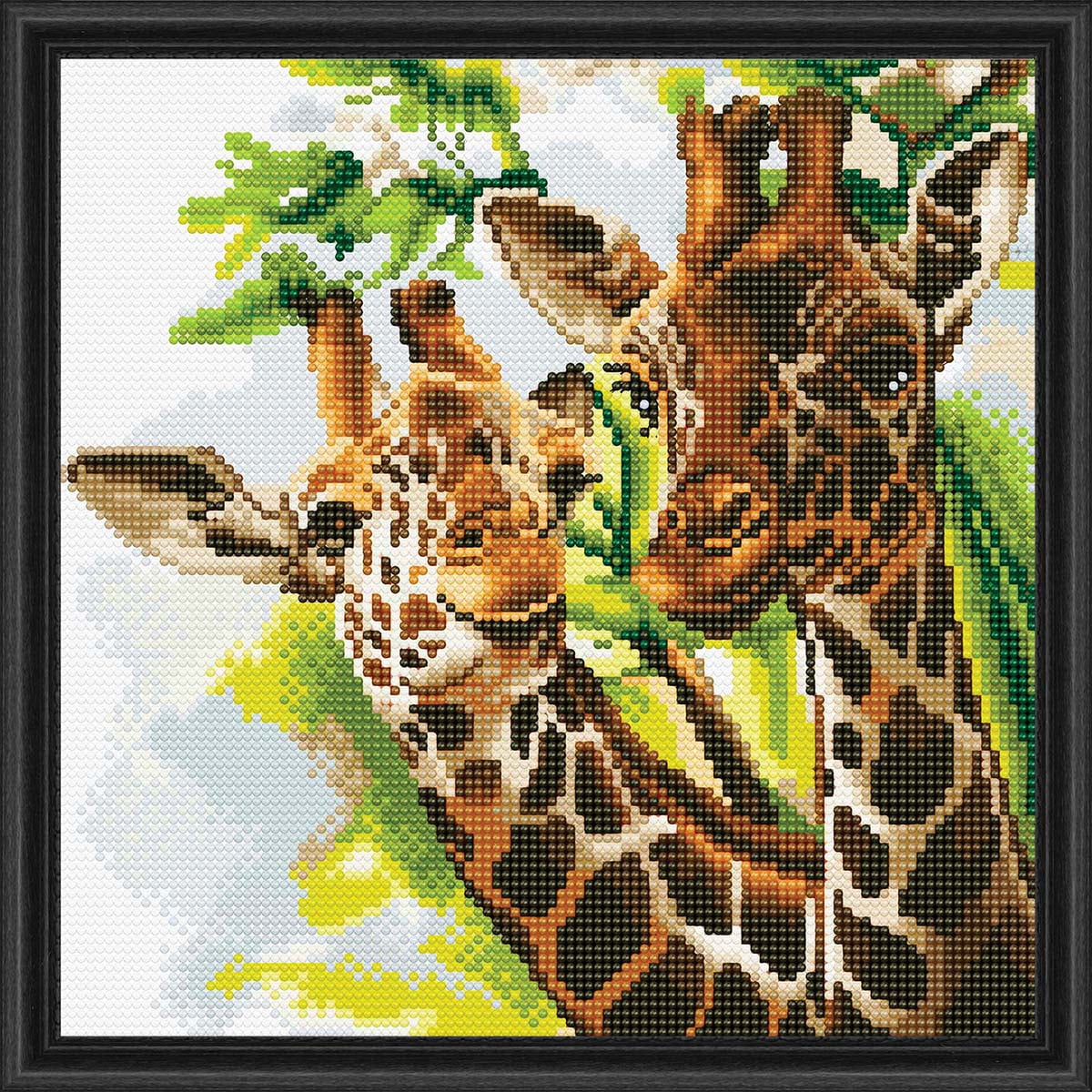 Crystal Art® Friendly Giraffes Kit & Frame Diamond Painting - Walmart.com