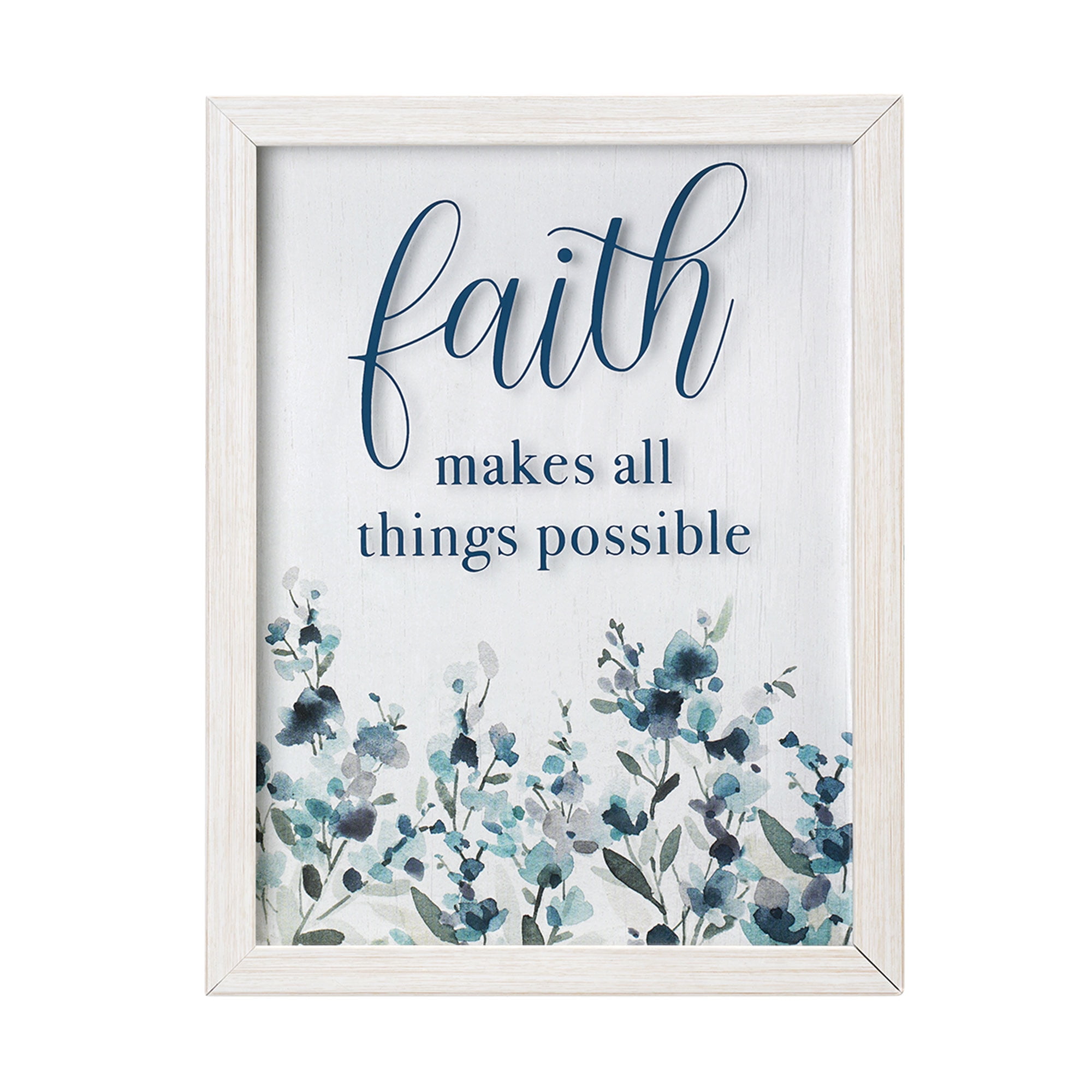 Crystal Art Gallery Contemporary Inspirational Faith Quote "Faith Makes ...