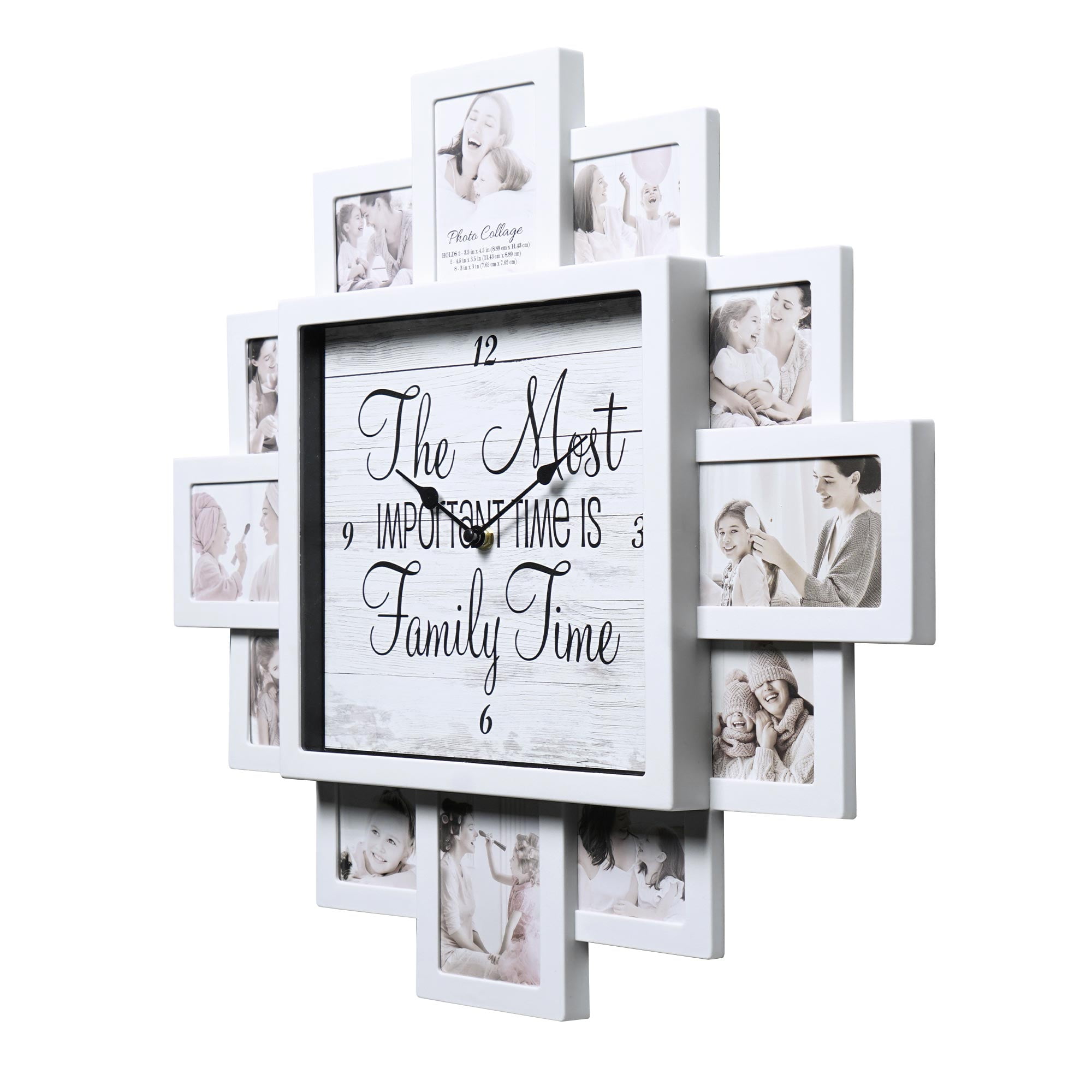 Crystal Art Gallery Family Time White Wall Hanging Decorative Photo ...