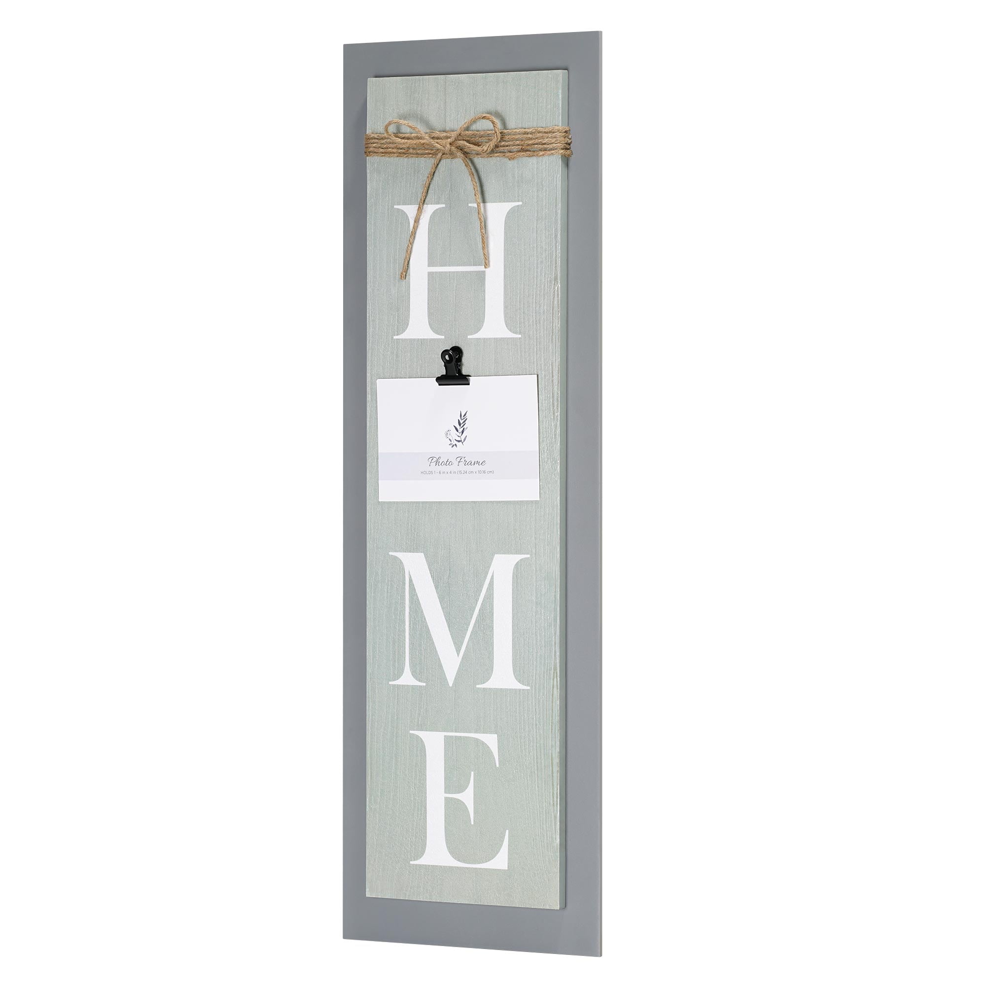 Farmhouse Gray Clip Photo Frame - 9.5 x 29.12 - Home Decor - Walmart.com