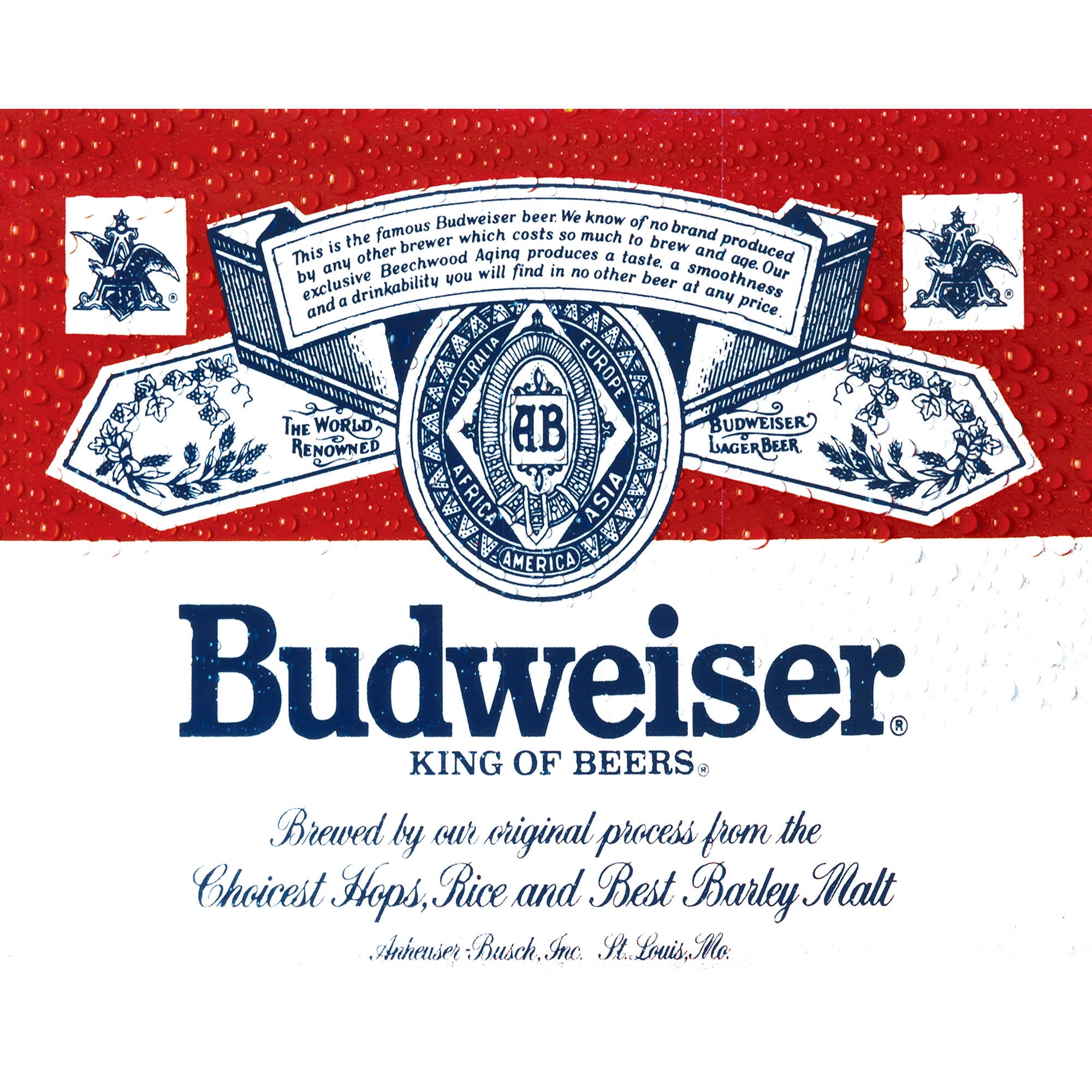 Retro Budweiser Logo Budweiser Retro Medallion