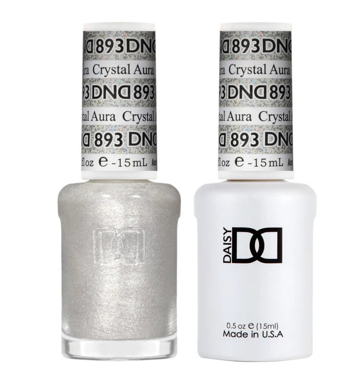 Daisy DND Crystal Aura Gel Polish, Matching Nail Lacquer Set, Long ...