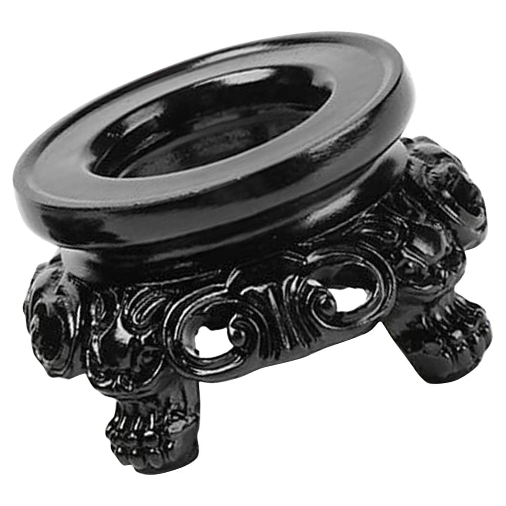 Crystal Ball Base Display Stand LED Shelves Retro Decor Desktop Office ...