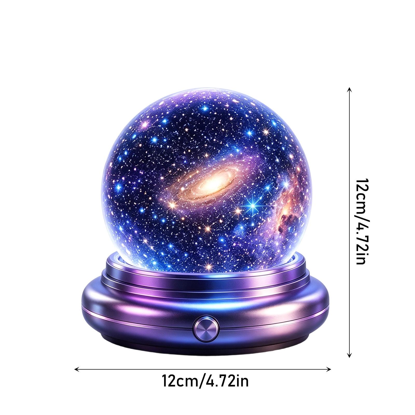 Crystal Ball Galaxy Projector Night Light, Galaxy Star Light Projector ...