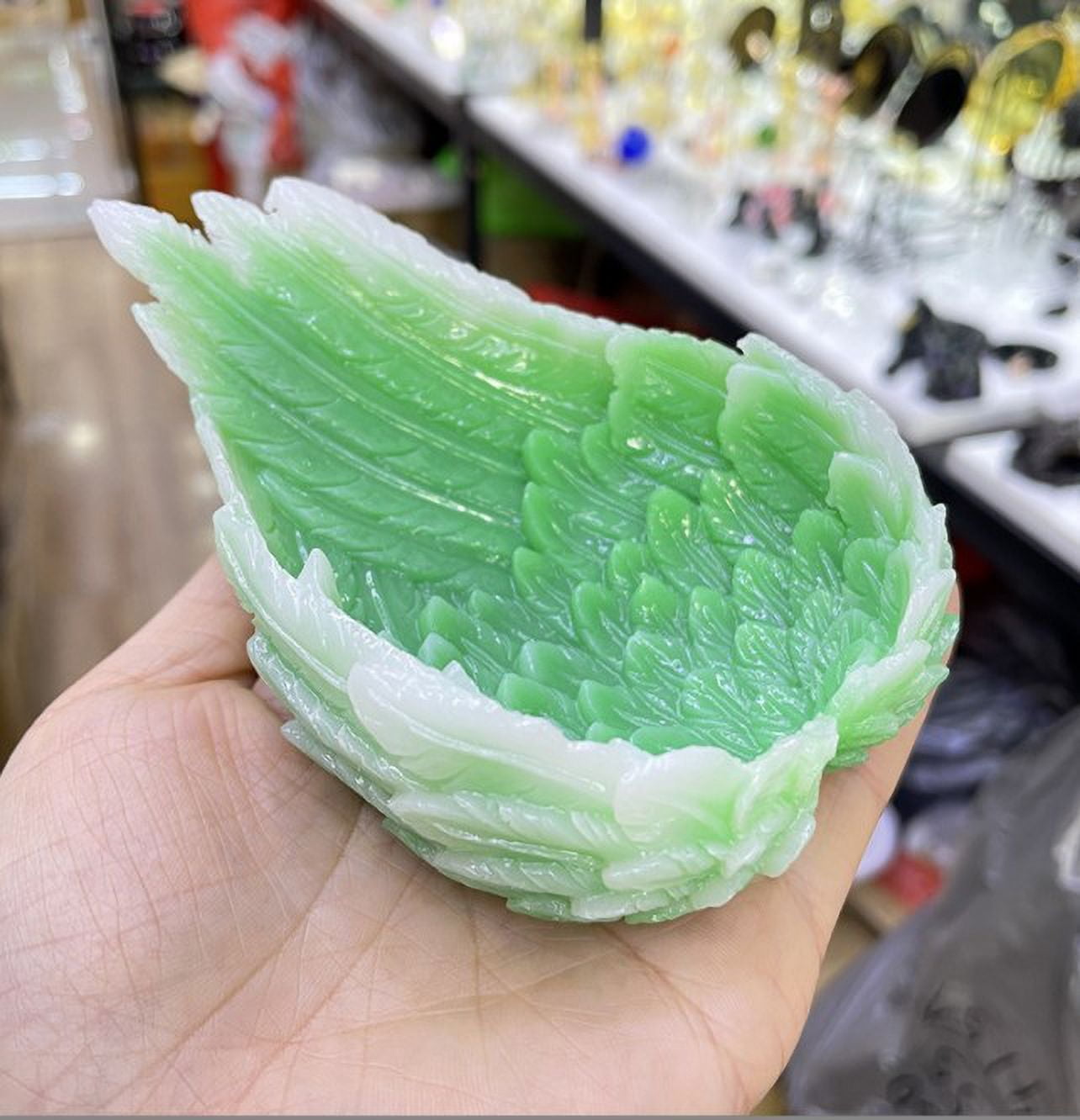 Crystal Ball Holder Decorative Crystal Ball Stand Wing Statue Shaped ...