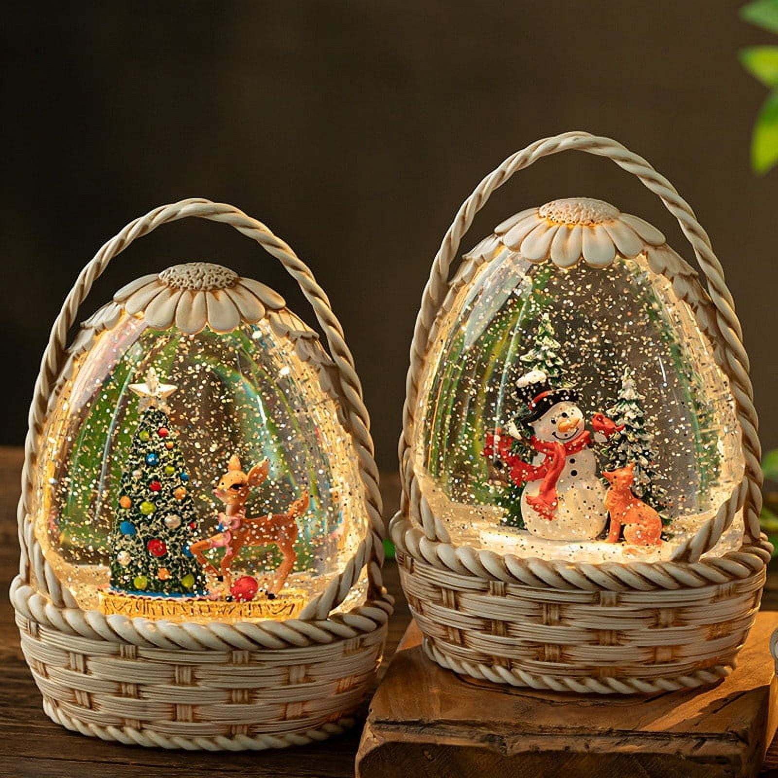 Crystal Ball Music Box, Magical Keepsake Ornament, 8-Inch Diameter ...