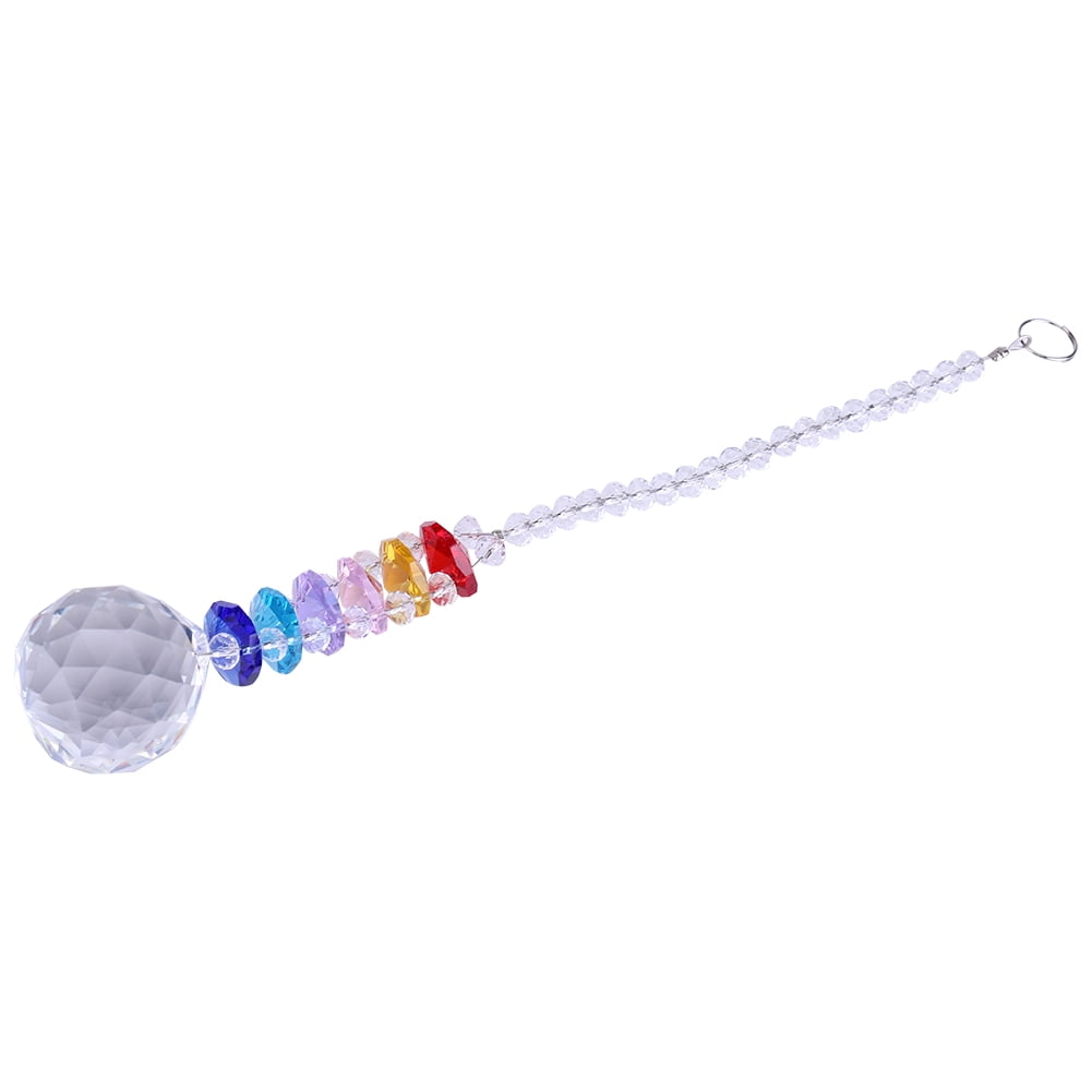 Crystal Ball Suncatcher Prisms Pendulum Pendant Window Hanging Decor ...