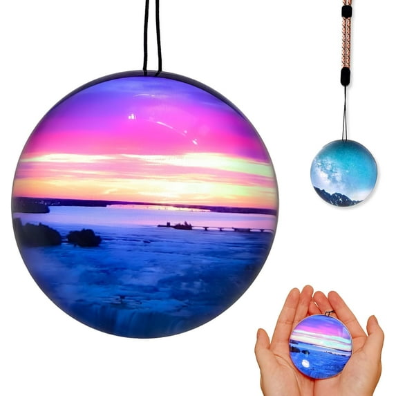 Crystal Ball Video Player, Memory Sphere Lamp with Sound, 2.7" 3D ...