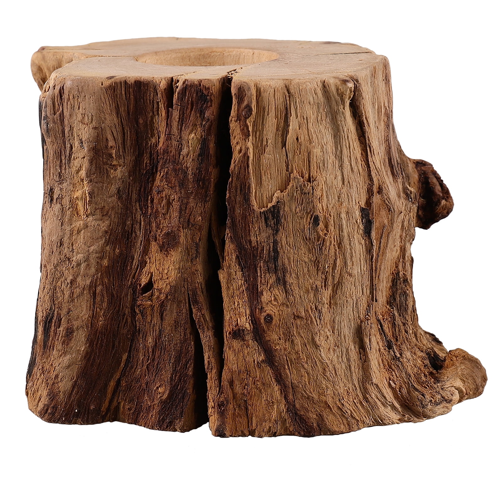 Crystal Ball Wooden Base Tree Stump LED Light Plasma Table Lamps Office ...