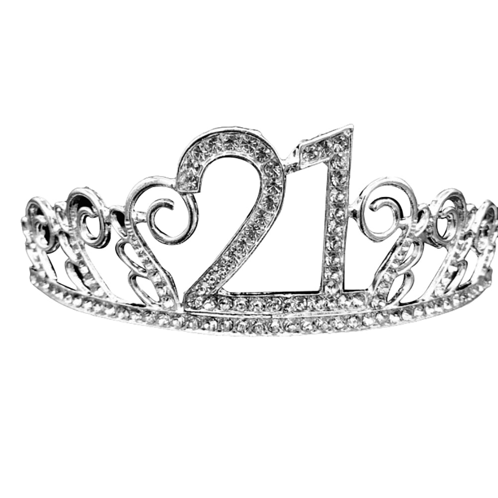 Crystal Birthday Crown Princess Birthday Tiara Hair Accessories Happy ...