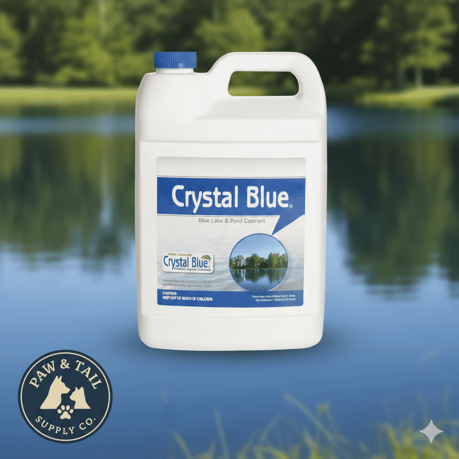 Crystal Blue 1 Gal Pond Dye, True Blue Water Treatment, Covers 1 Acre ...