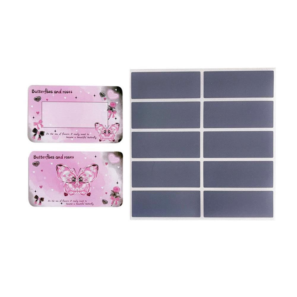 Crystal Butterfly Series - Ink Pink Butterfly Homemade Scratch Card ...