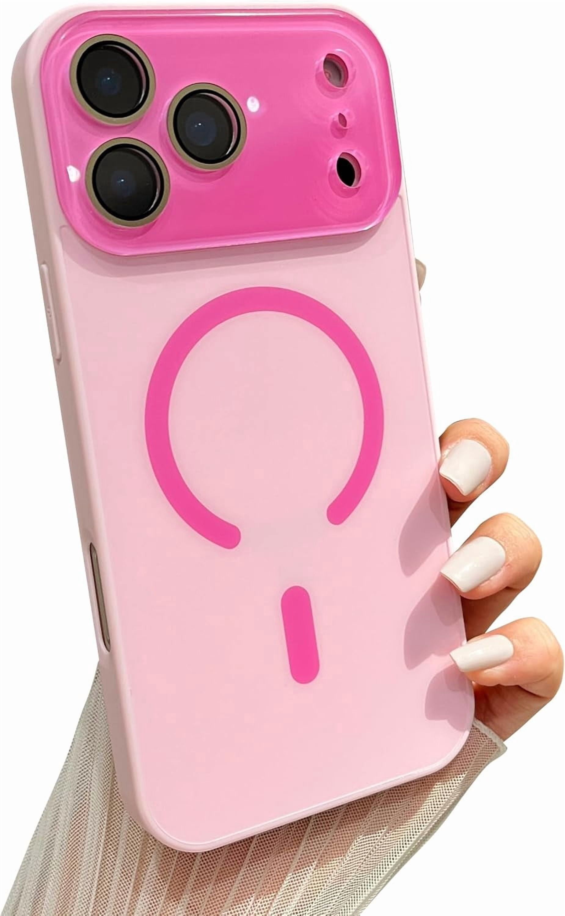 Crystal Camera Lens Protection Candy Color Magnetic Case for iPhone ...