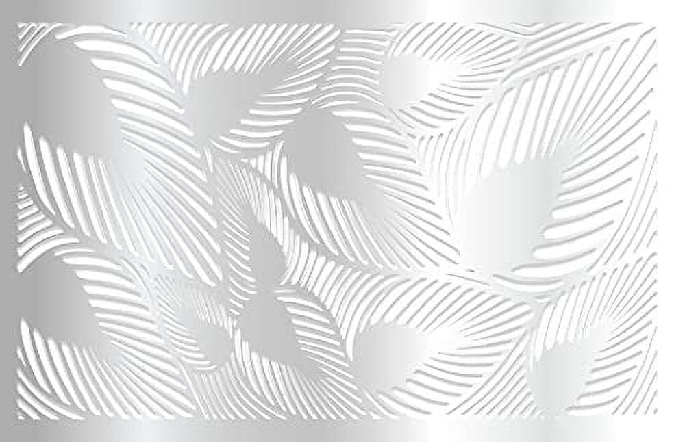 Crystal Candy Stylish Wafer Paper Wrap Overlay 1, Two Sheets Silver ...