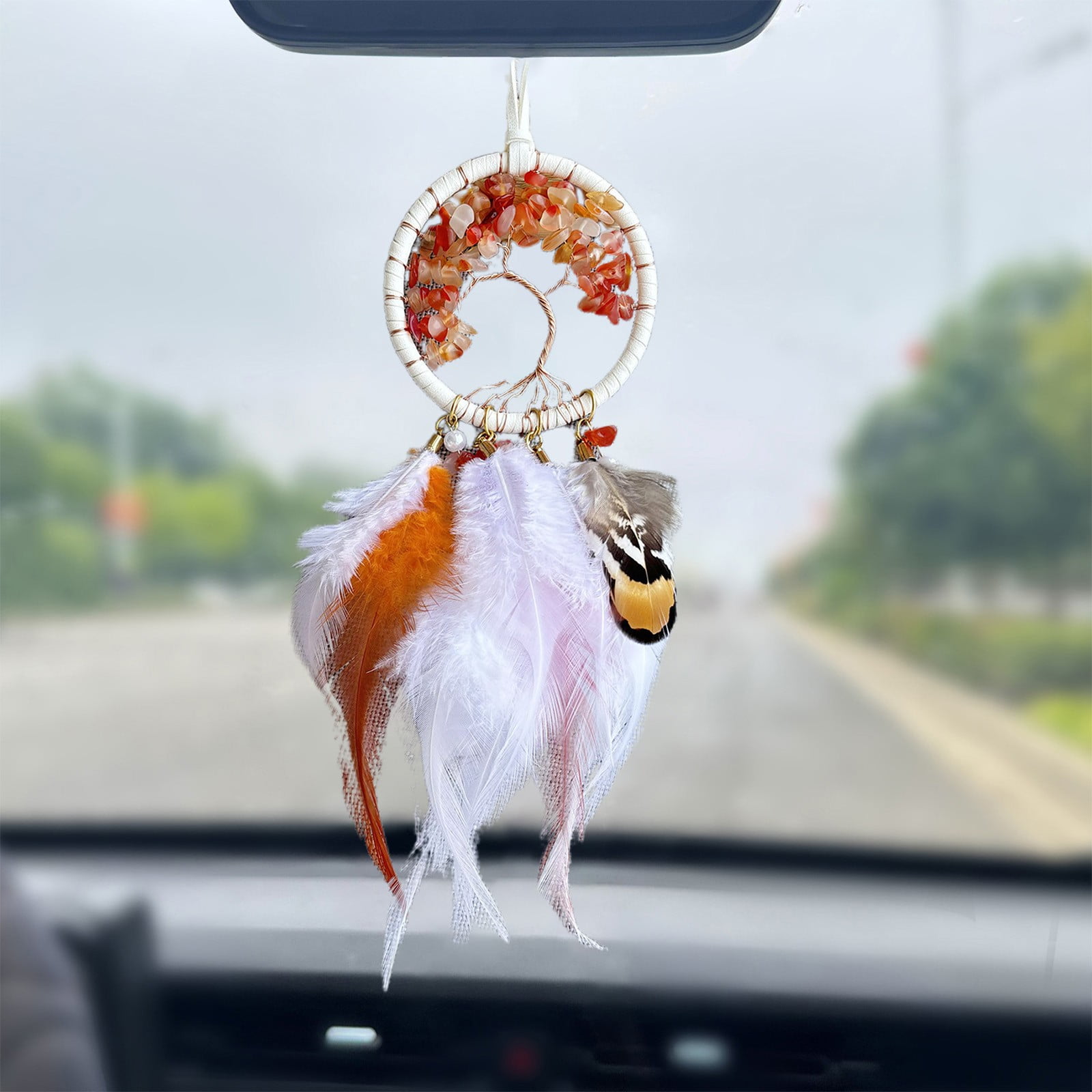 Crystal Car Hanging Life Tree Car Pendant Car Interior Decoration ...