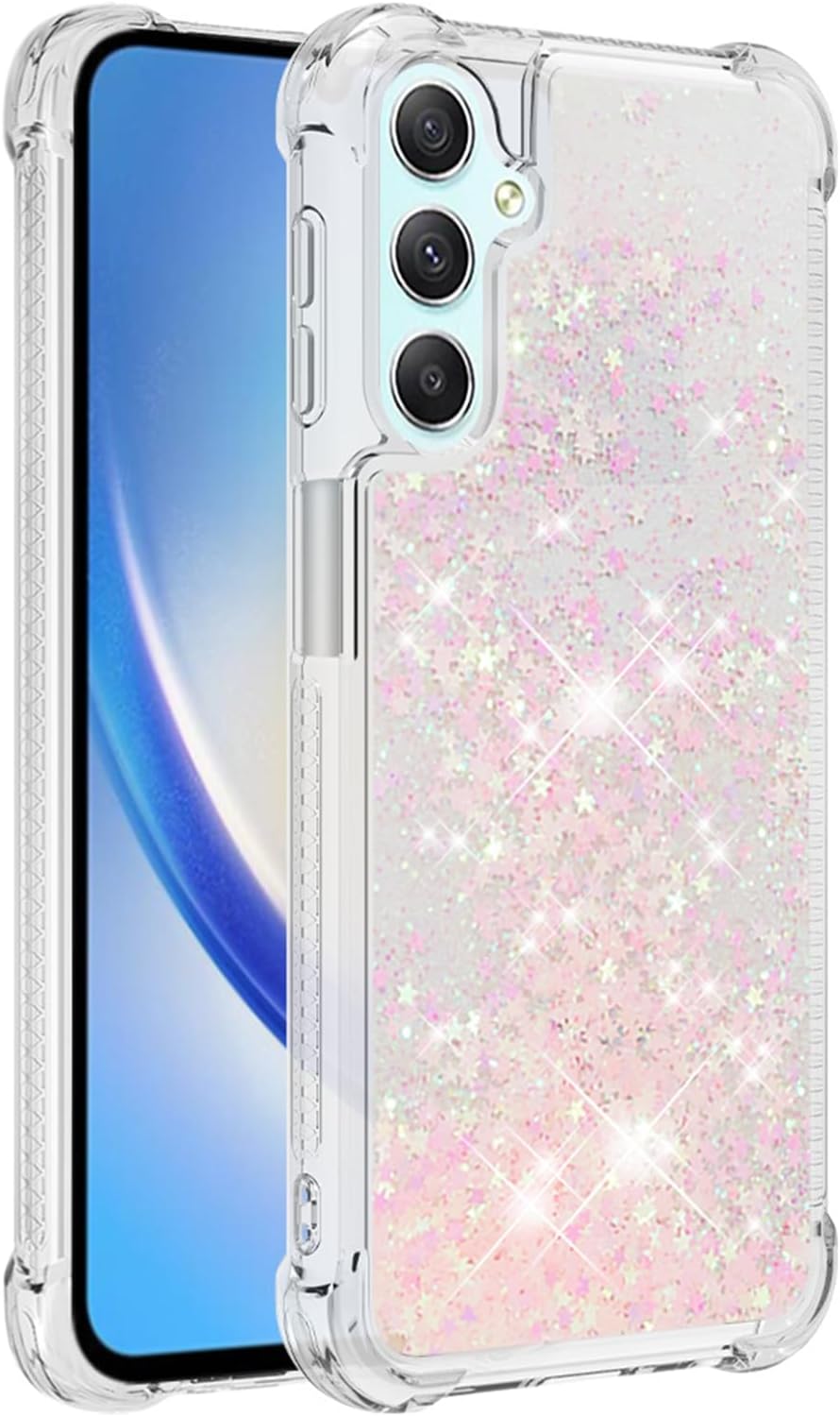 Crystal Case for Galaxy A25 5G, Samsung A25 5G Glitter Bling Sparkle ...