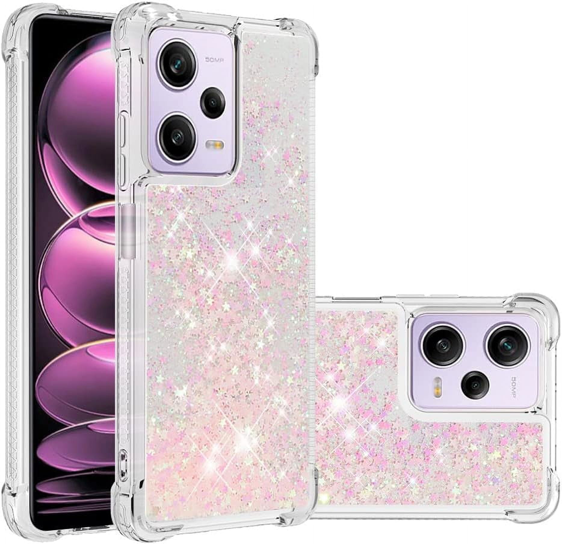 Crystal Case for Xiaomi Poco X5 Pro, Case for Redmi Note 12 Pro Glitter ...