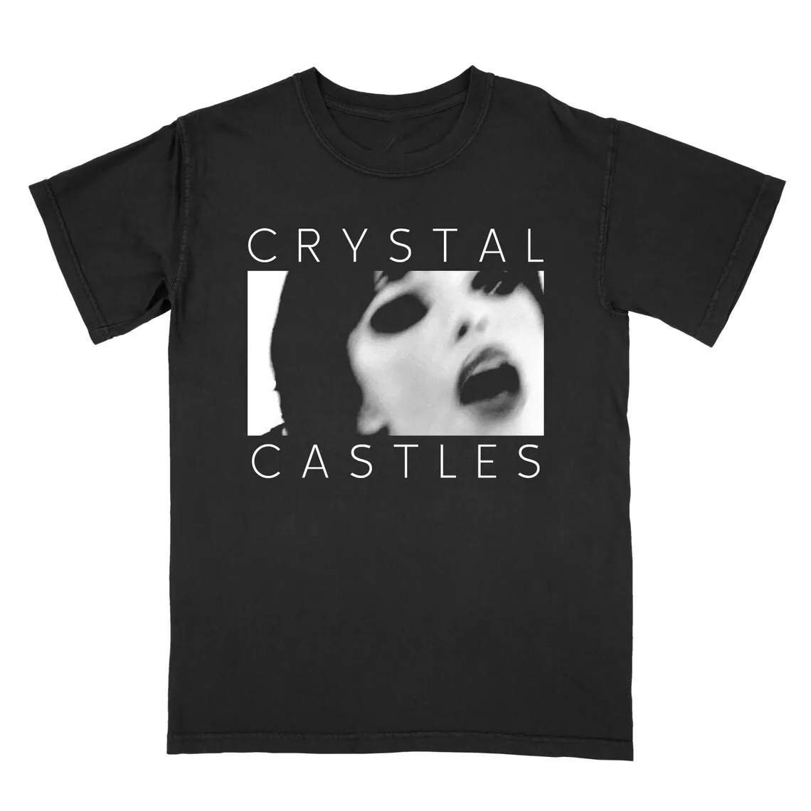 Crystal Castles Empathy T-Shirt Black Cotton Tee Hot Trending Shirt ...