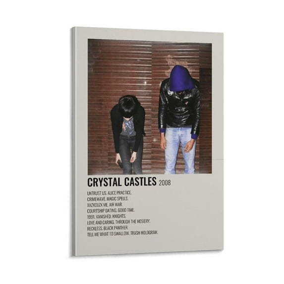 Crystal Castles-Vanlshed Album Cover Canvas Poster Print Music Posters ...
