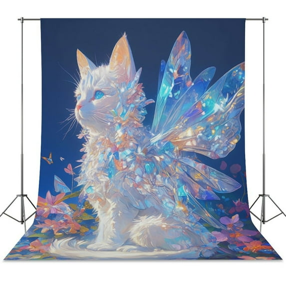 Crystal Cat Backdrops for Photography Kids Adult Photo Booth Video ...