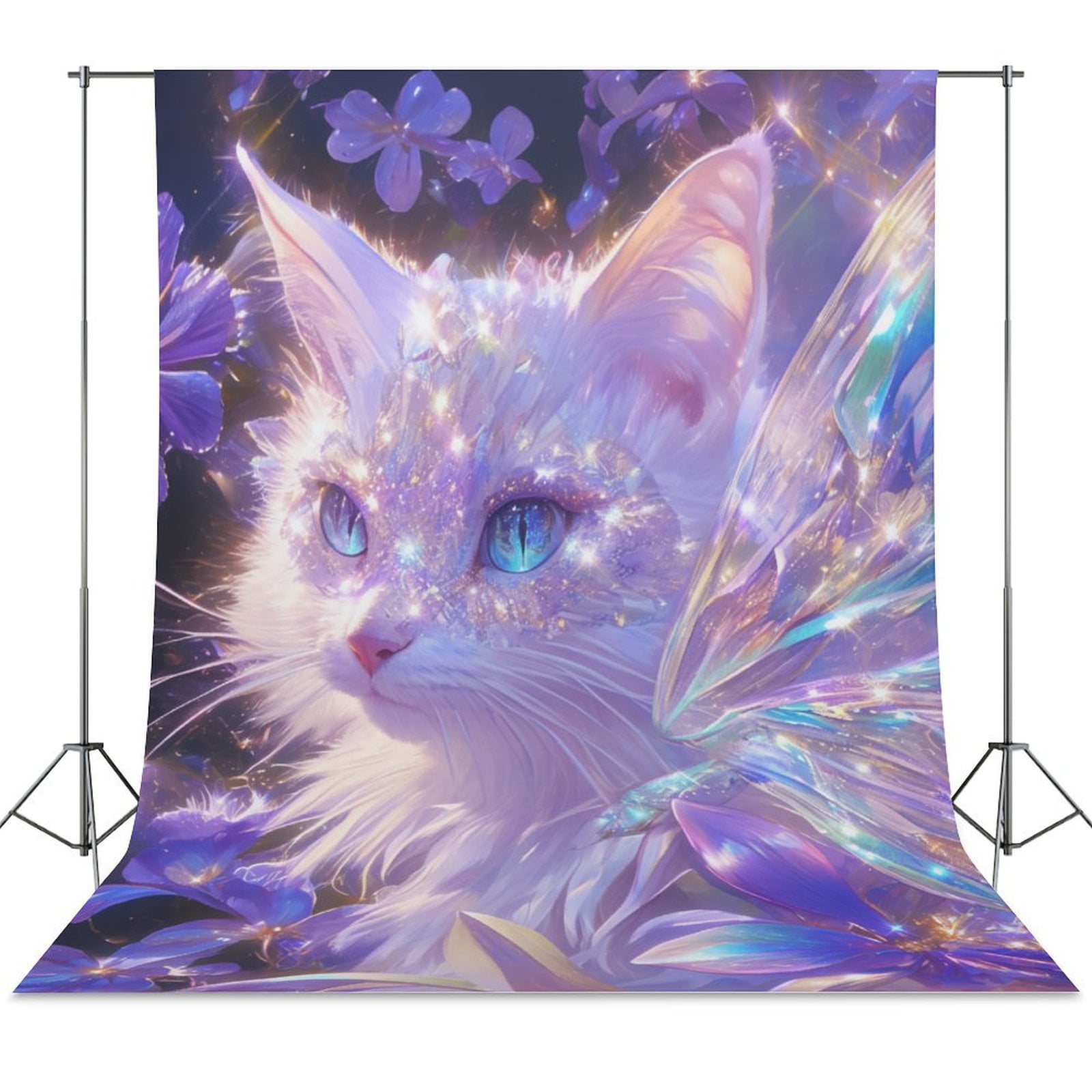 Crystal Cat Backdrops for Photography for Party Backdrop Wedding ...