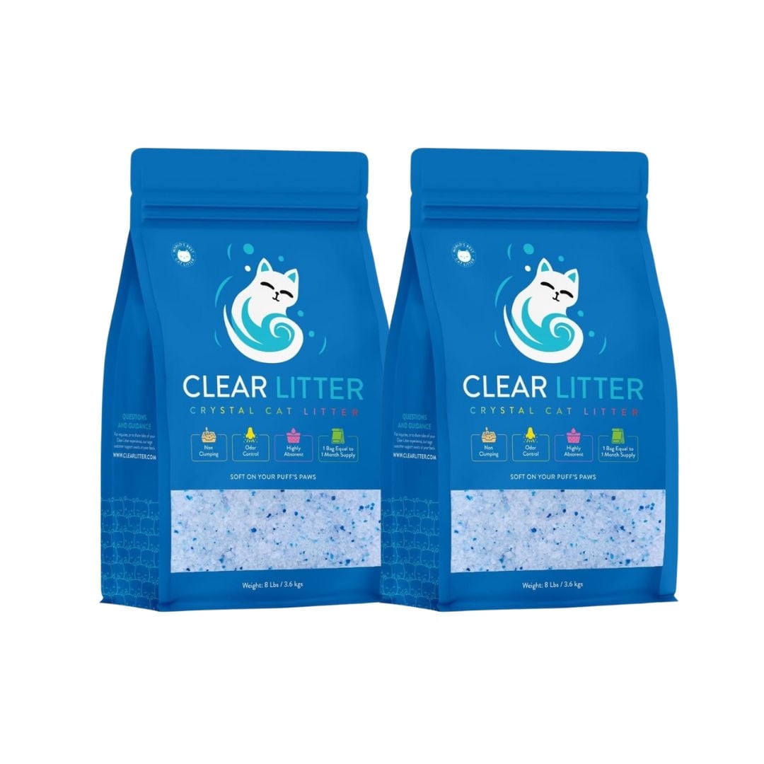 Crystal Cat Litter - Non-Clumping, Odor Control, Dust-Free - 2 Bags ...