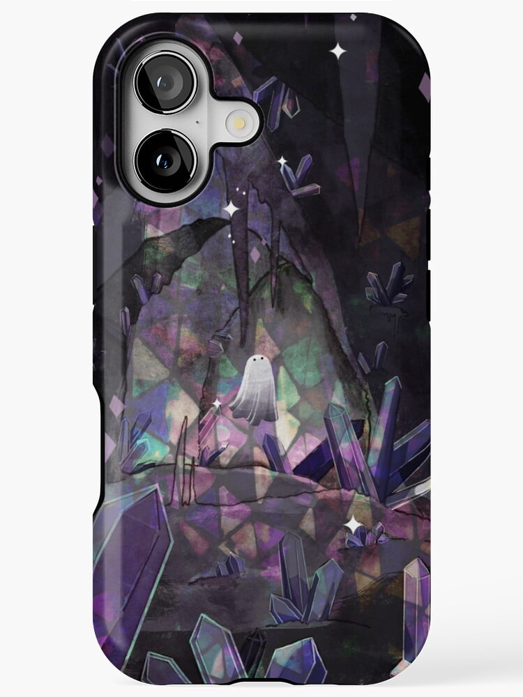Crystal Cave Alt Mystical Fantasy Landscape Scene For iPhone 11-17 Pro ...