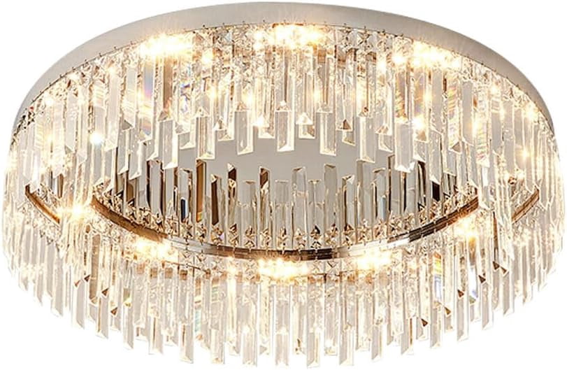 Crystal Ceiling Chandelier, Modern Chandelier Recessed Mount Chandelier ...
