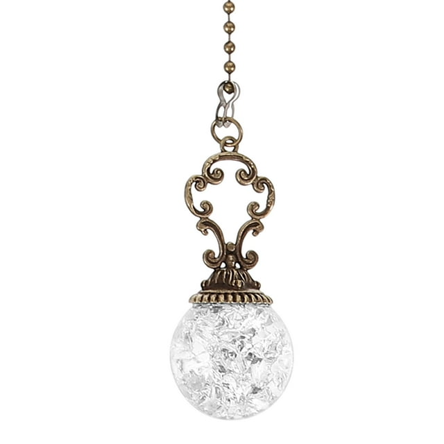 Crystal Ceiling Fan Pulls Beaded Ball Chain Extender - Walmart.com