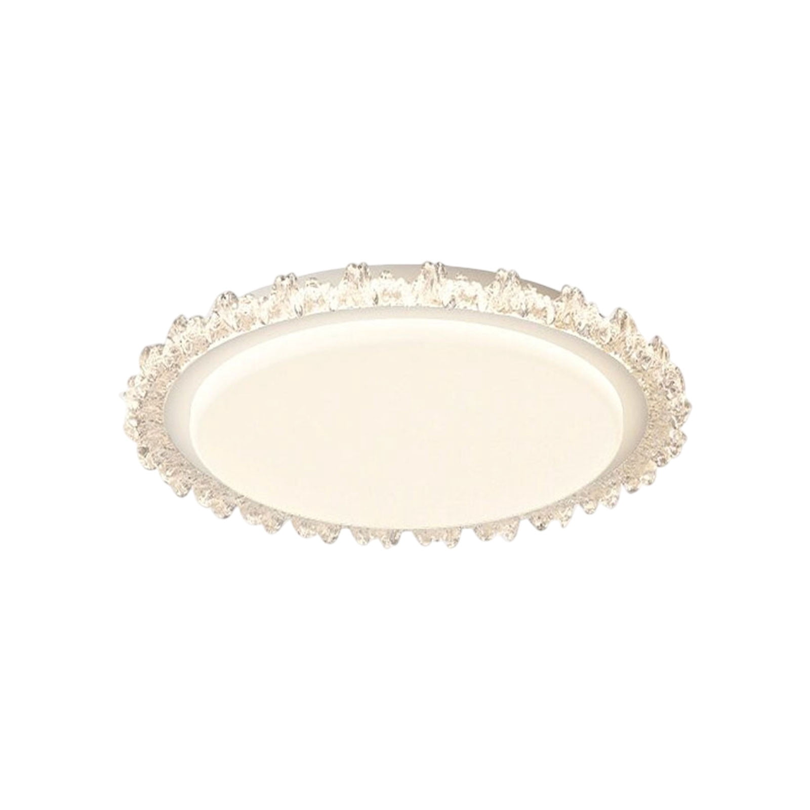 Crystal Ceiling Light,Crystal Flush Mount Ceiling Light,Three Color ...