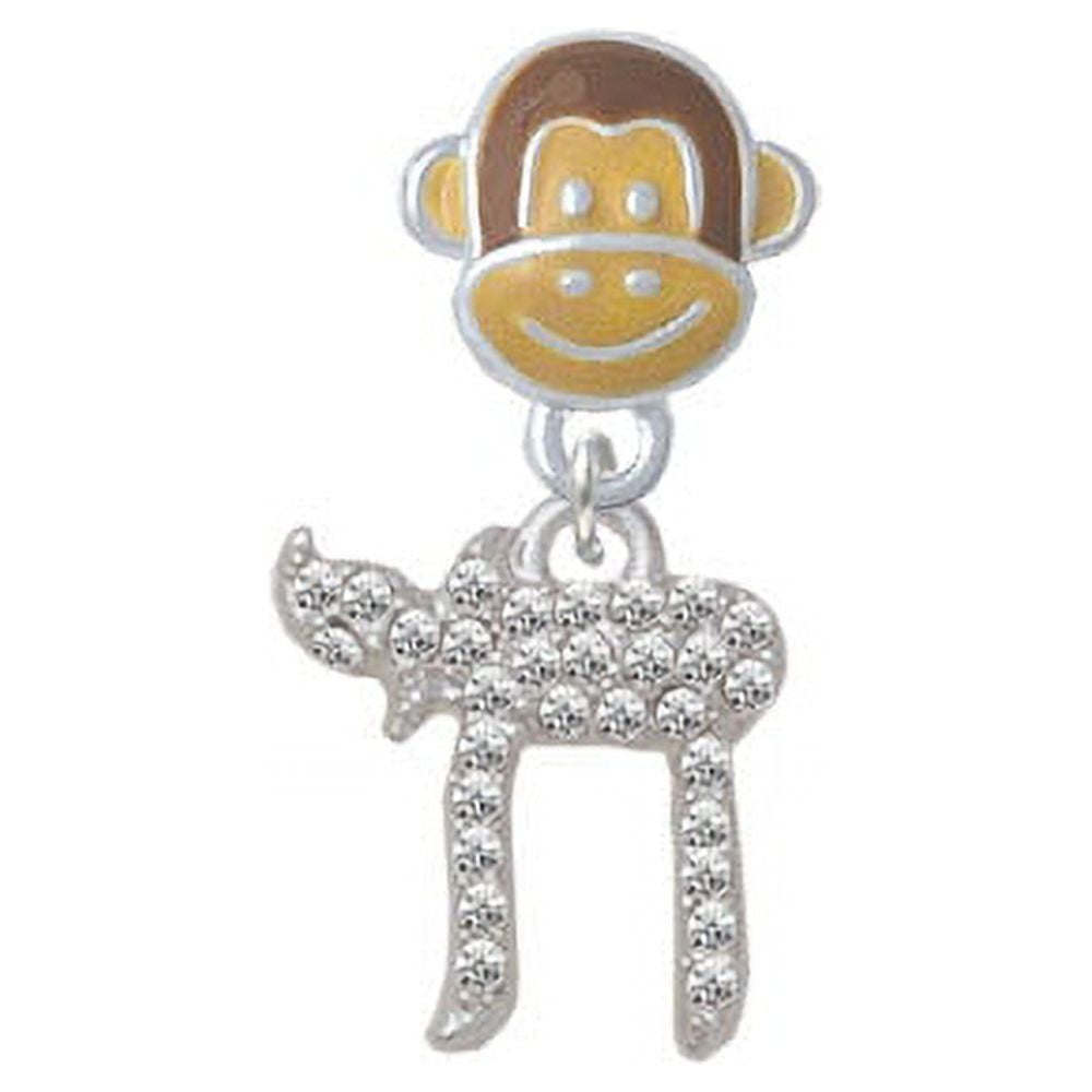 Crystal Chai - Monkey Face Charm Bead - Walmart.com
