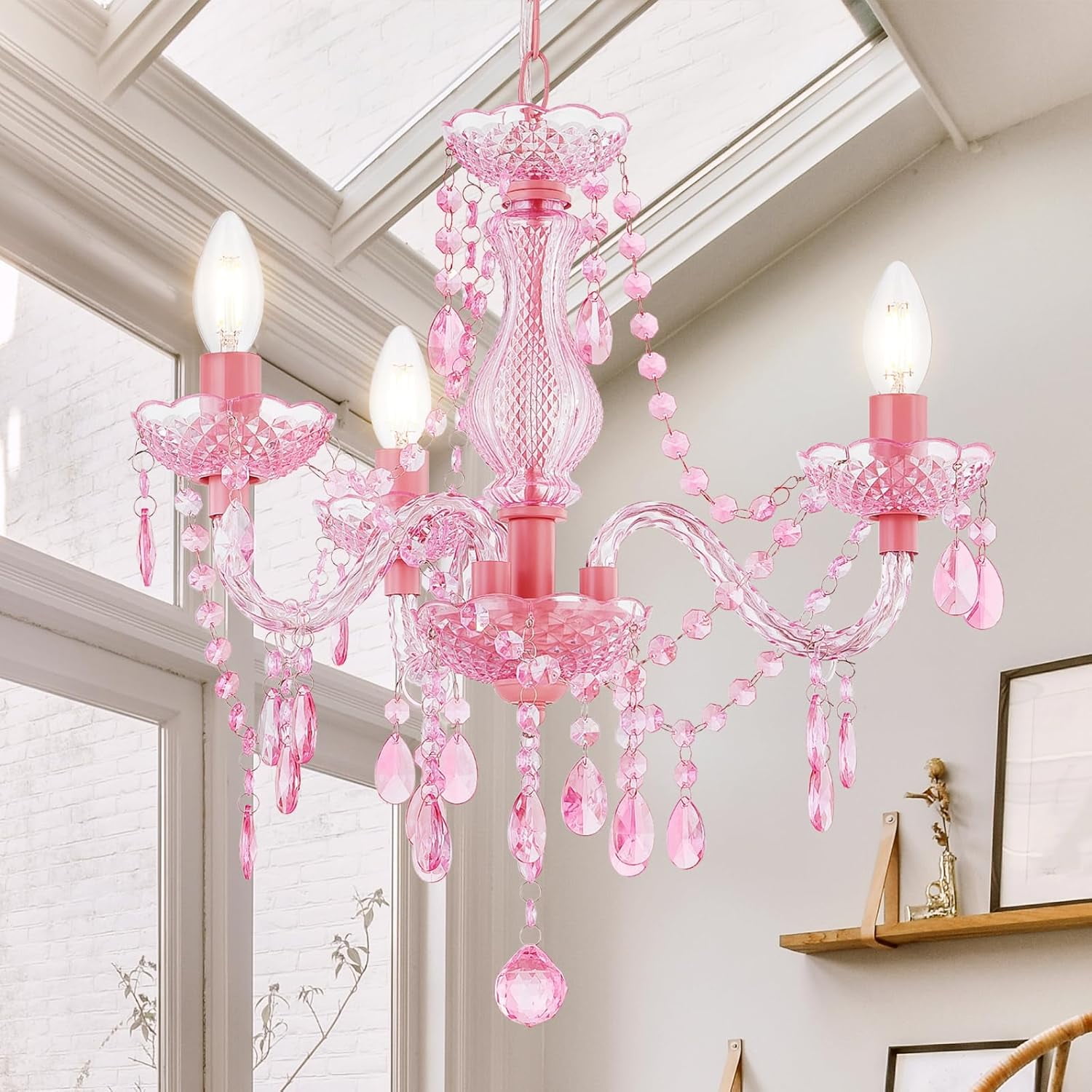 Crystal Chandelier, 3-Light Modern K9 Crystal Chandelier for Dining ...