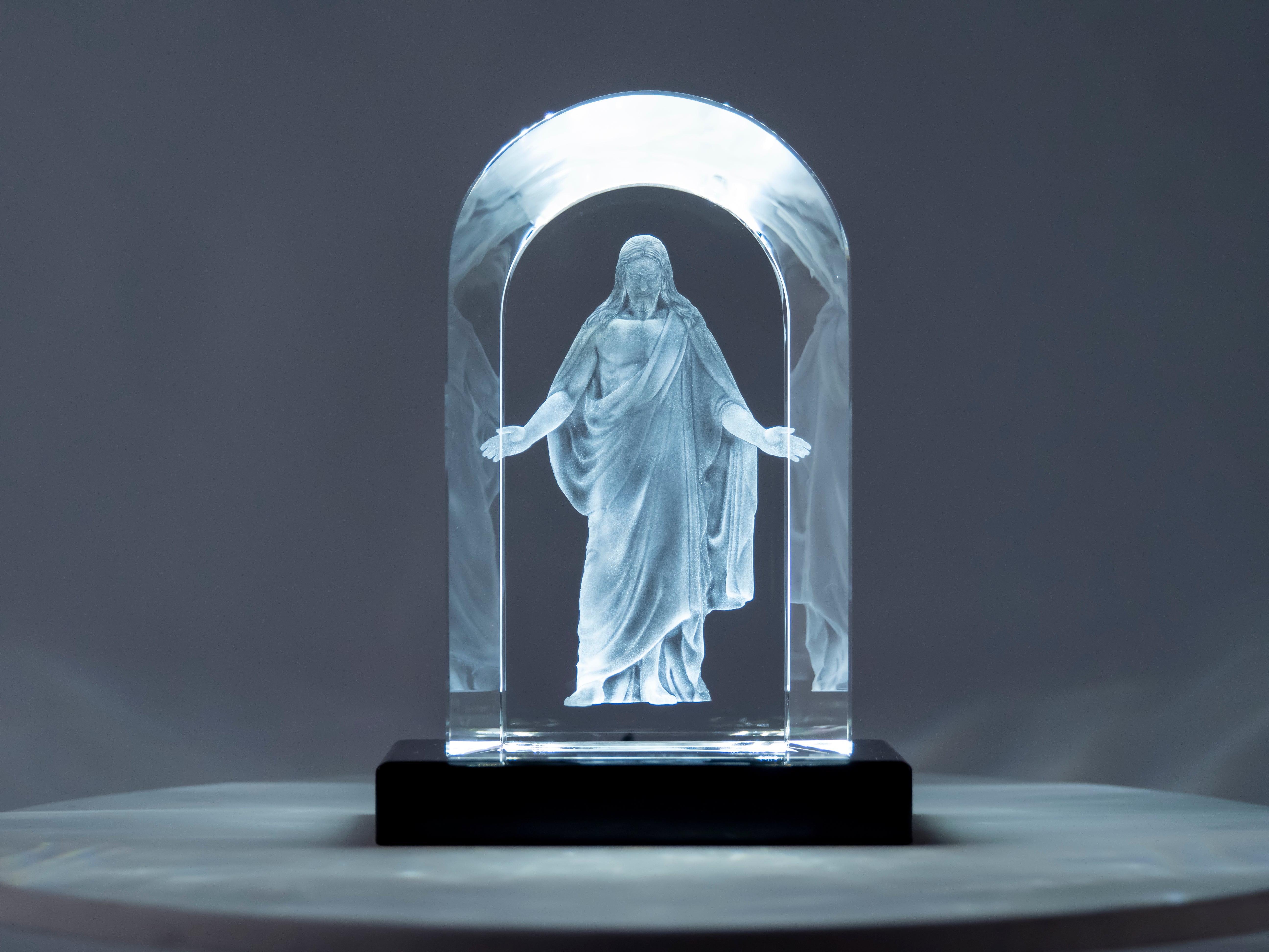 Crystal Christus Large, Light Base Large - Walmart.com