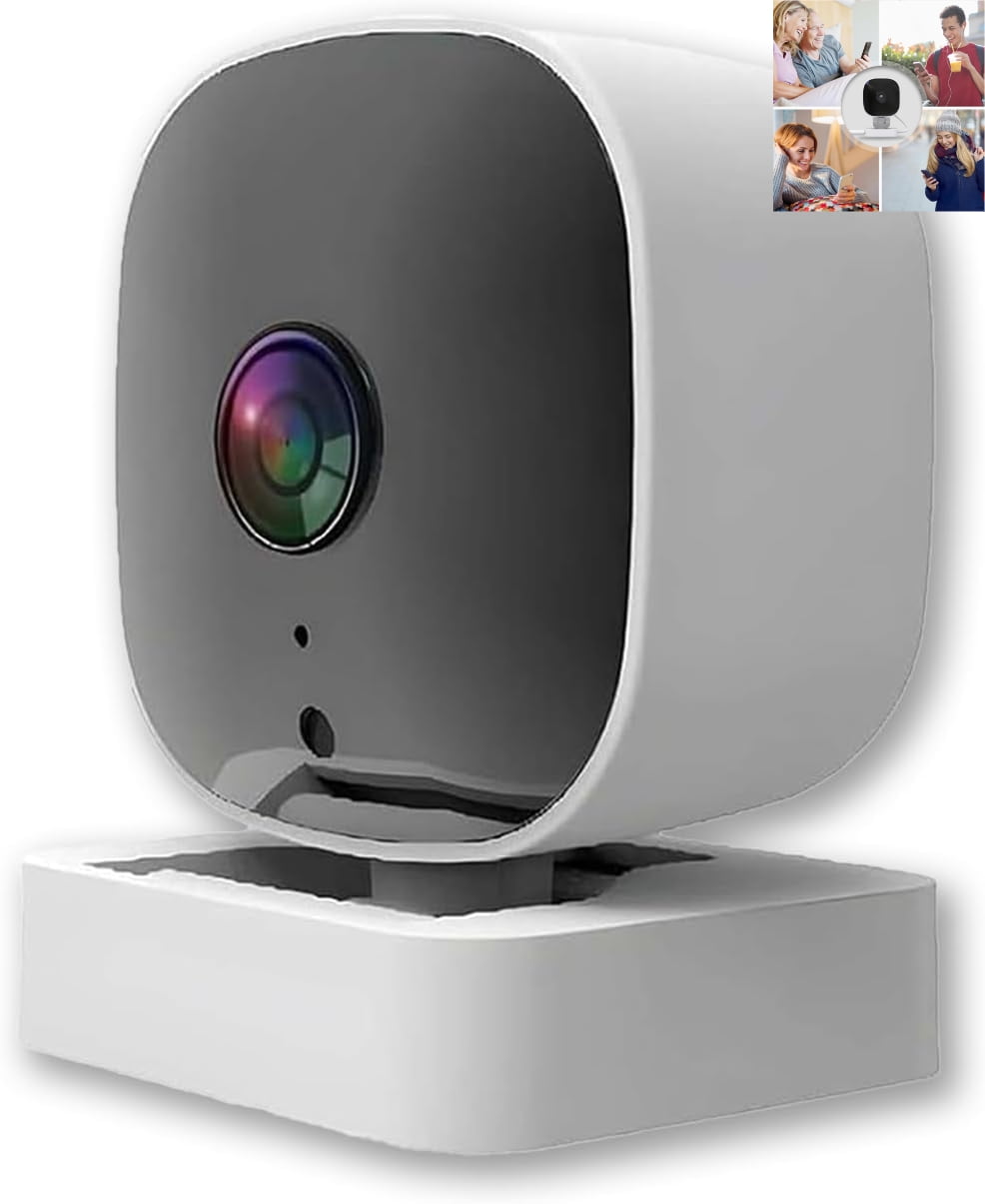 Crystal-Clear 2K Security Camera, Color Night Vision, 24/7 Recording ...