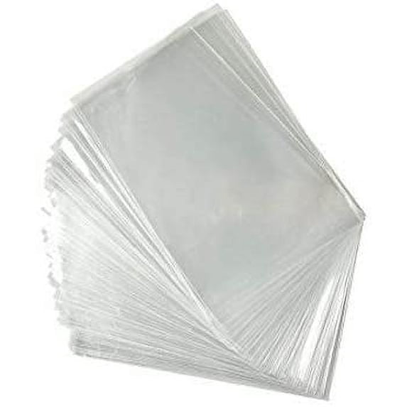 Crystal Clear 8" x 10" Cello/Cellophane Bags - Flat - 100 Bags - Party ...